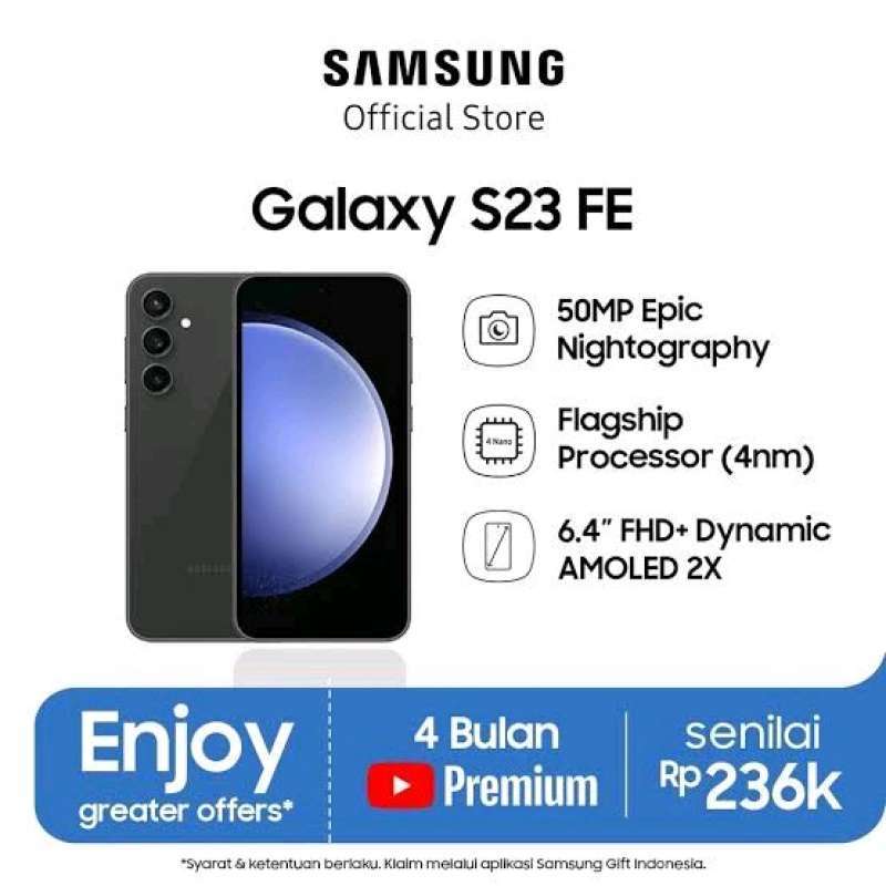 Jual Samsung Galaxy S23fe Ram 8/256Gb garansi Resmi di Seller Phonesia online - AS CELL Tuban ...