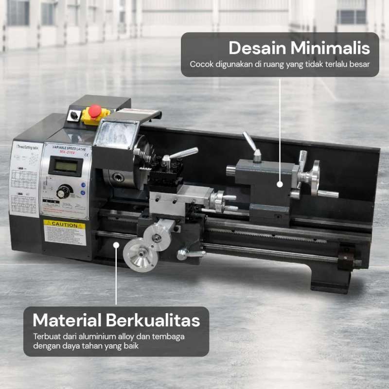 Jual GYX Mesin Bubut Kayu Mini Lathe Beads Woodworking 900W 400mm ...