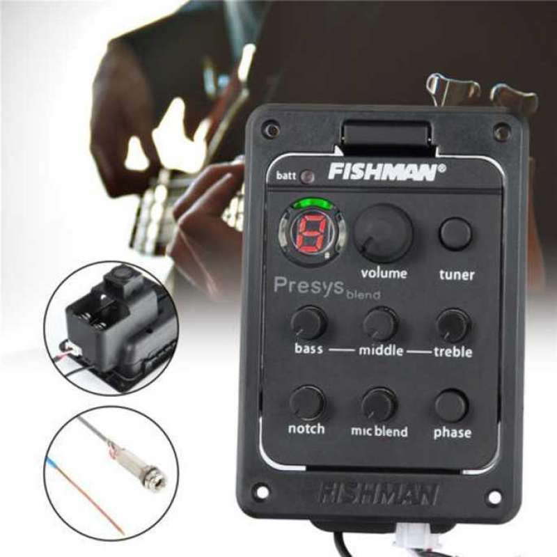Jual FISHMAN Presys Blend Preamp Amplifier Gitar EQ Tuner EQ-201 Efek Listrik Amplifier Ampli ...