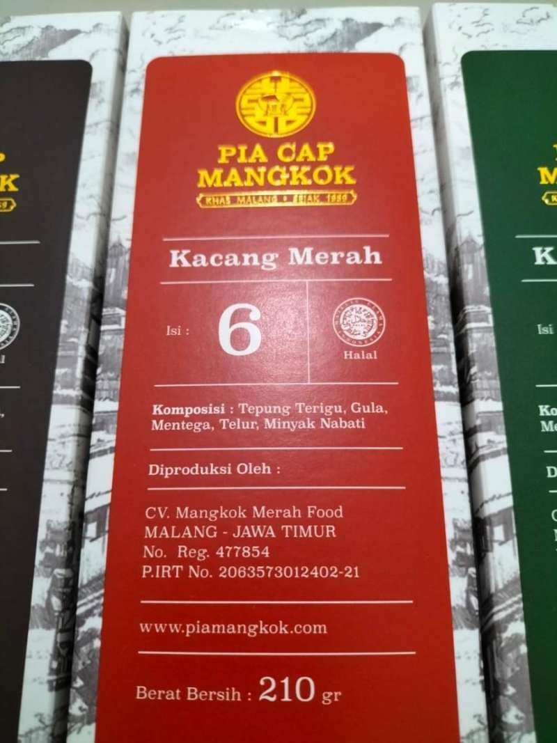 Jual Pia Cap Mangkok Dalam Kotak Isi 6 (Asli Kota Malang) - Jeruk di ...