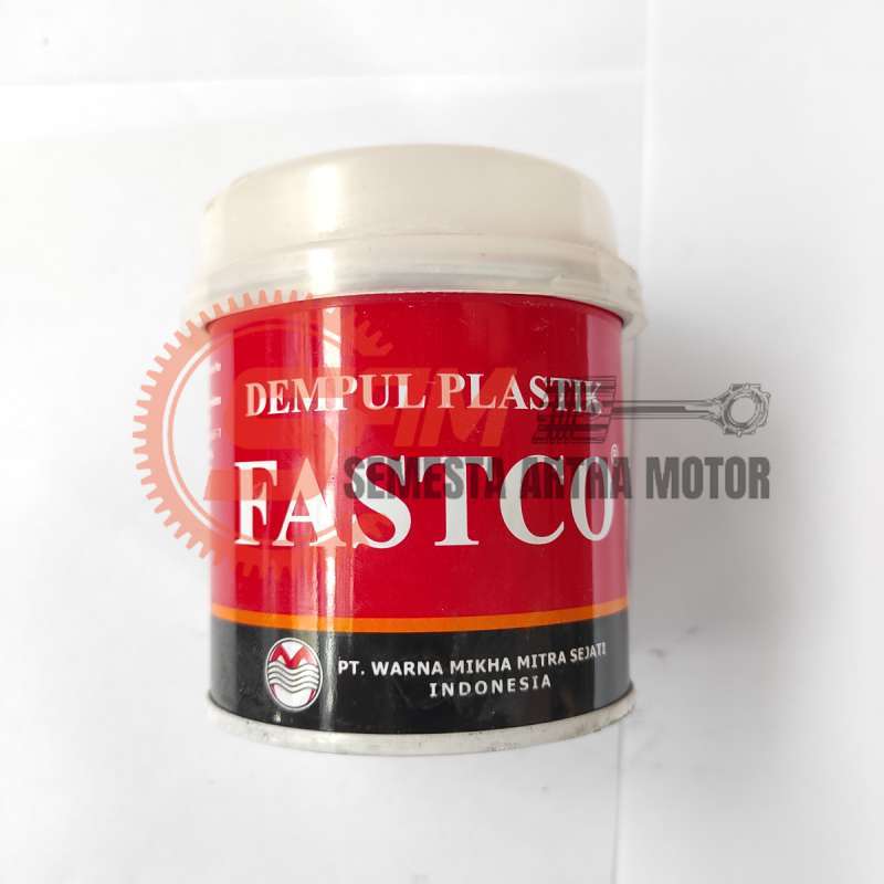 Jual Dempul Plastik Fastco Kaleng Kecil 250gr Plus Hardener Cat Body ...
