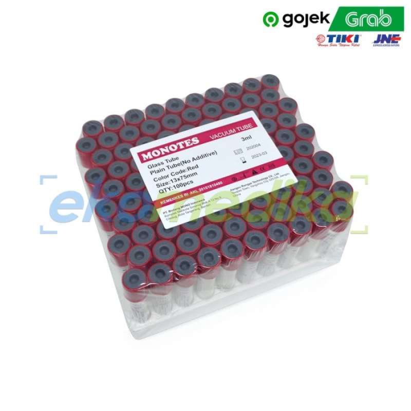 Promo Tabung Darah Plain 3ml Blood Collection Tube Vacutainer 3ml ...
