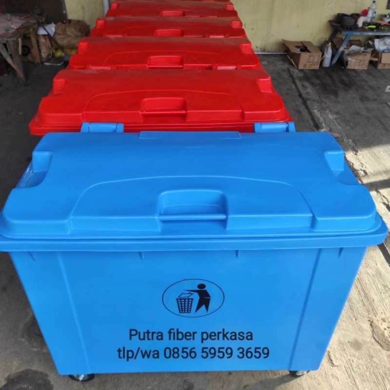 Promo Tempat sampah besar-tong sampah besar-bak sampah besar VOLUME 660 L Diskon 23% di Seller ...