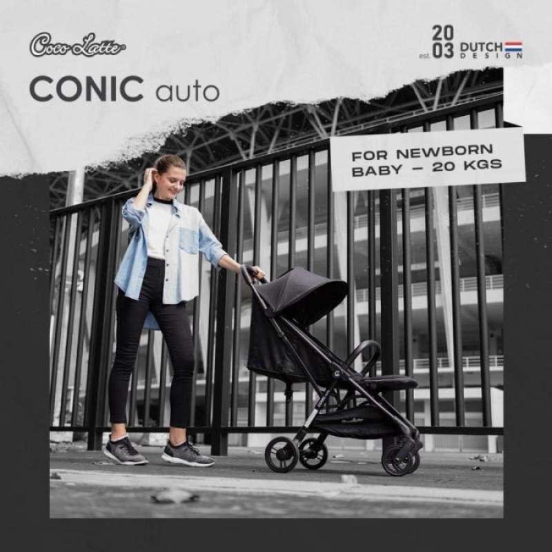 Promo Cocolatte Iconic Auto Cl Cb70152 Stroller - Black Multicolor ...