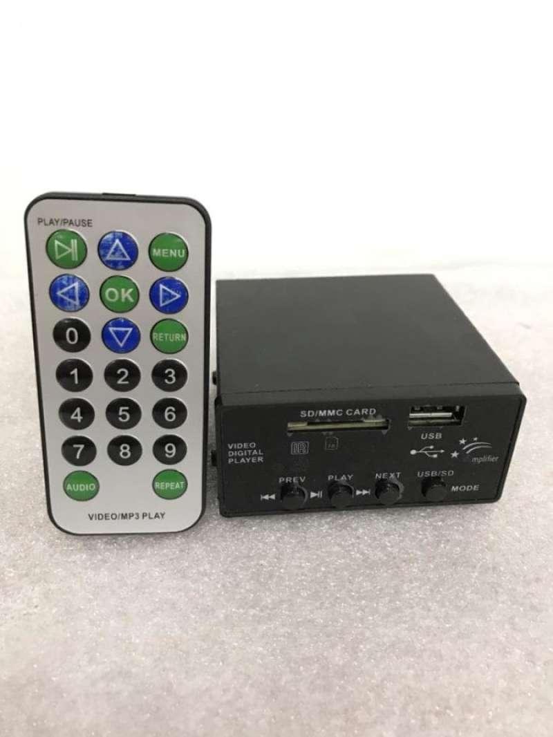 Promo Baru Box Kit Mini Modul Usb Sd Mp4 Player Remote Baru - Dengan ...