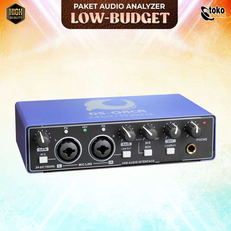 Jual PAKET RTA ANALYZER LOW BUDGET - BEHRINGER ECM8000 - DS ORCA MK2 di ...