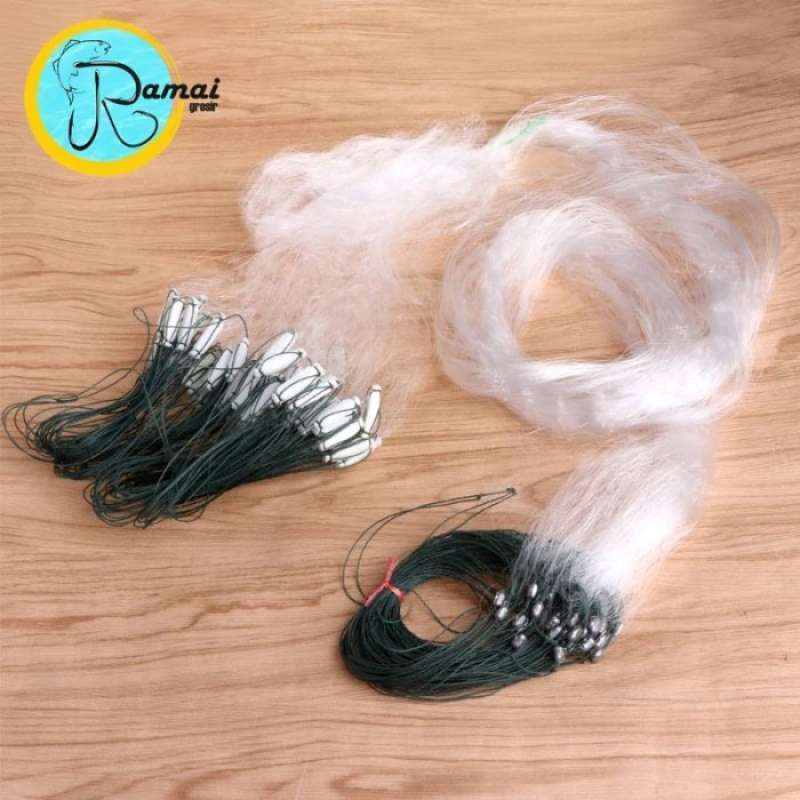 Promo SALE COD JALA IKAN PUKAT NELAYAN PERANGKAP IKAN LEBAR 20 METER ...