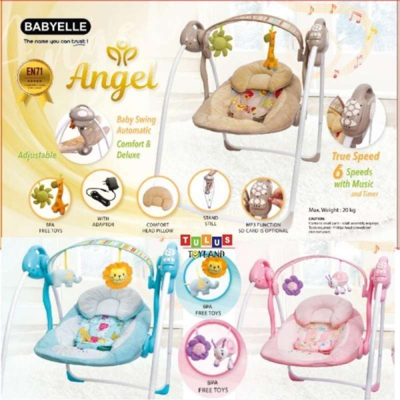 Promo Babyelle ANGEL Automatic Baby Swing Ayunan Bayi Baby Elle ...