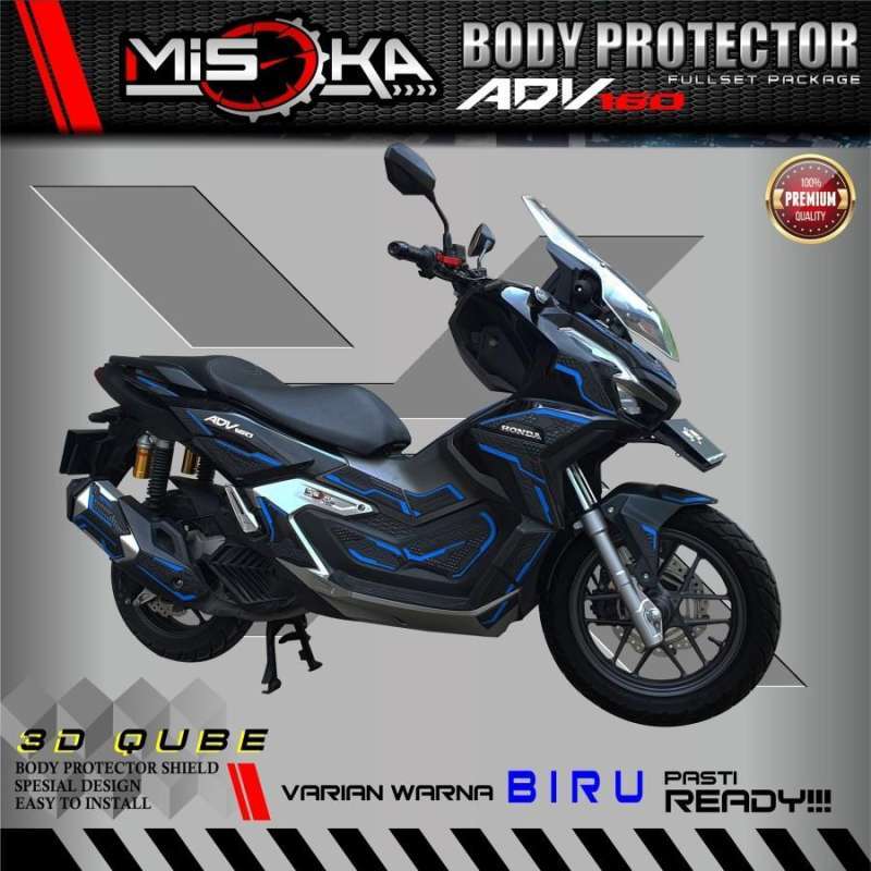 Jual Misoka Fullset Body Protector ADV 160 Aksosoris Motor Honda Rubber ...