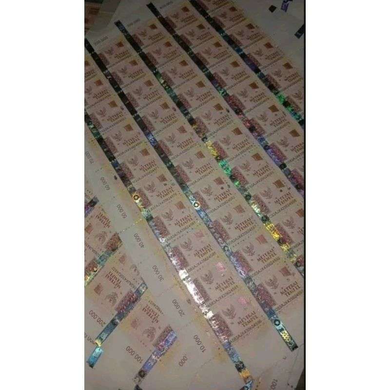 Jual Materai 10000 Sepuluh Ribu Asli Original Di Seller Anggryta-store ...