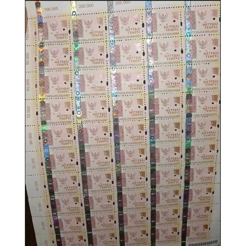 Jual Materai 10000 Sepuluh Ribu Asli Original Di Seller Anggryta-store ...