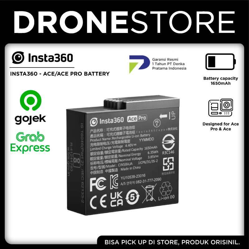 Jual Insta360 Ace Pro & Ace Battery Baterai Kamera Original di Seller ...