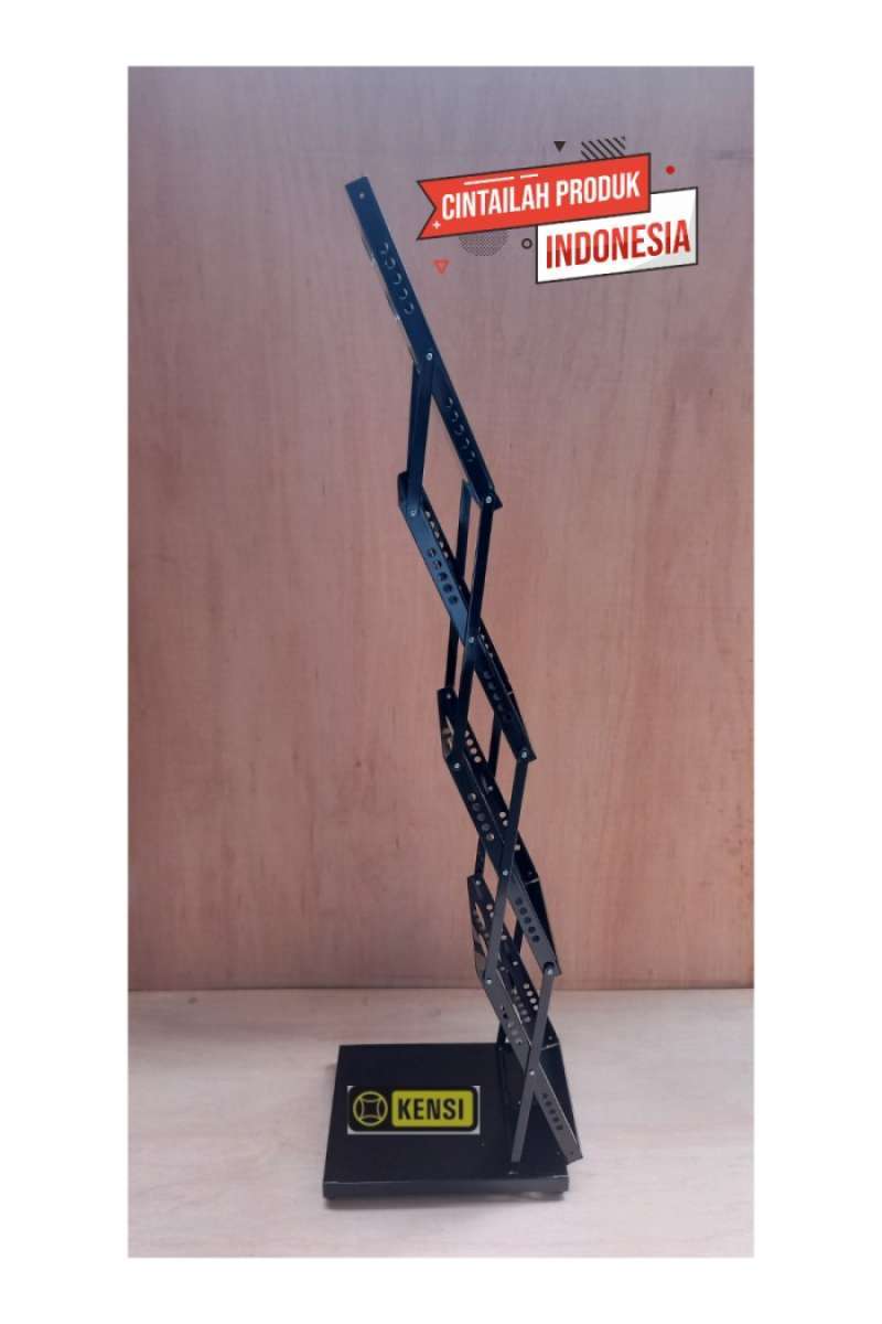 Jual Rak Brosur Lipat 4 Susun Hitam Kensi - Packing Kayu Di Seller ...