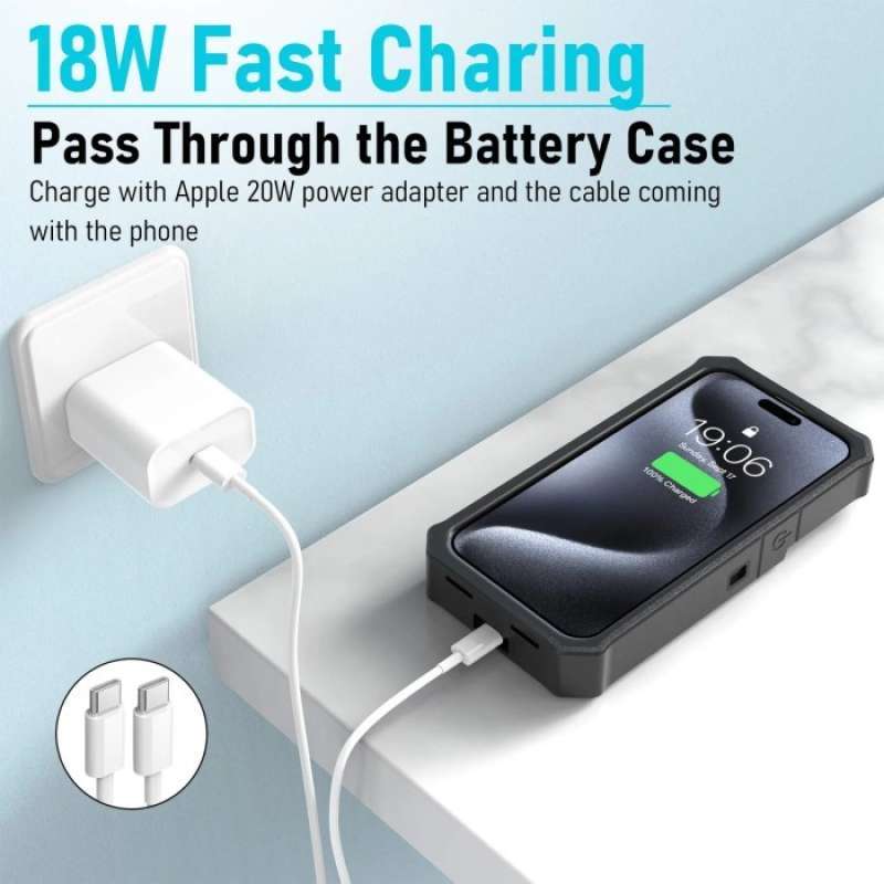 Promo Powercase iPhone 15 Promax Zerolemon Powerbank Original Case ...