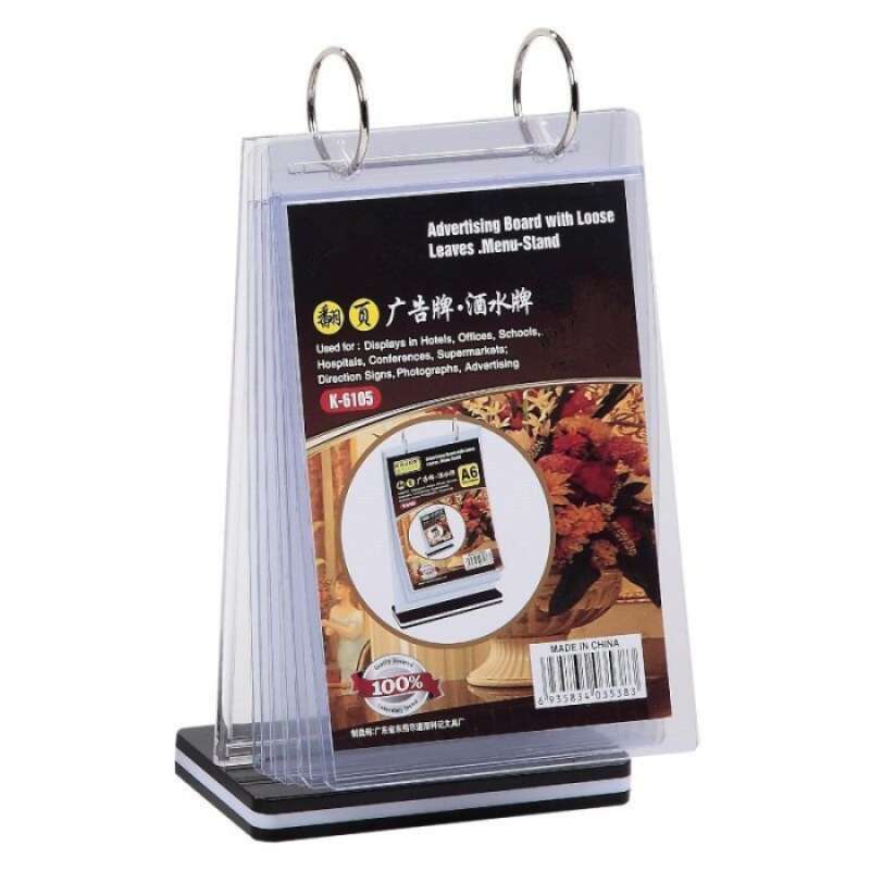 Jual Rak Menu Akrilik A4 Acrylic Menu Card Tempat Menu Akrilik Stand ...