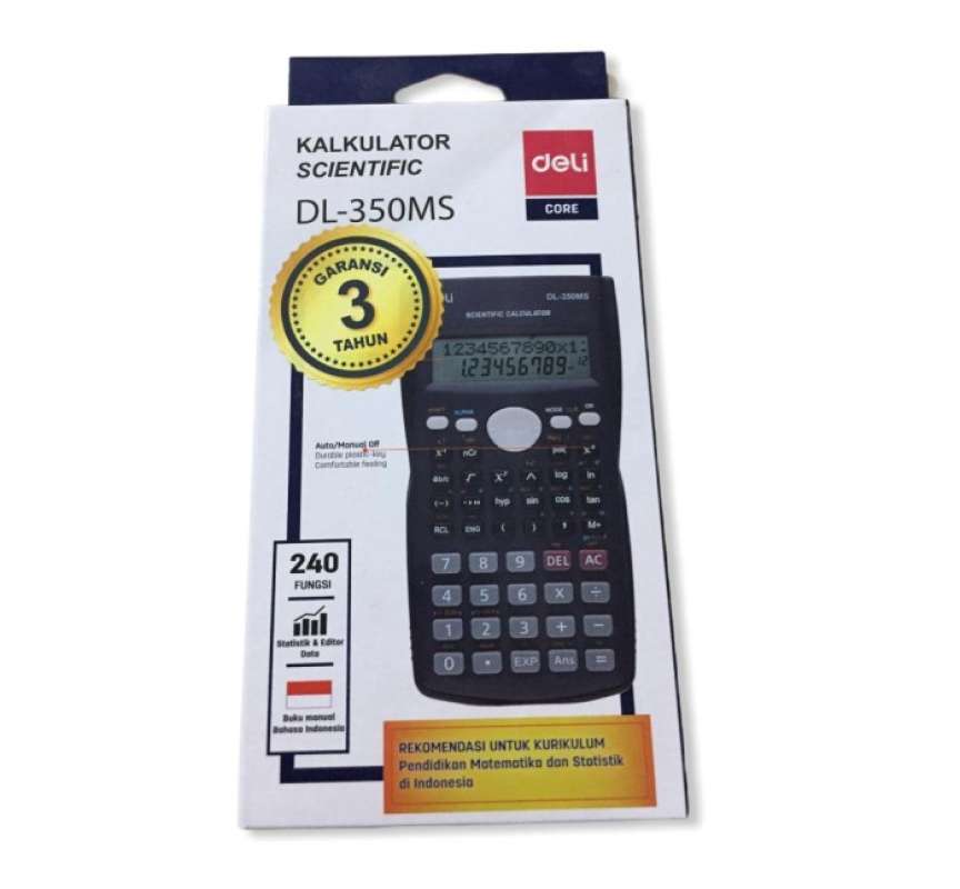 Jual KALKULATOR Deli / Scientific Calculator WD82MS / DL-350MS di ...