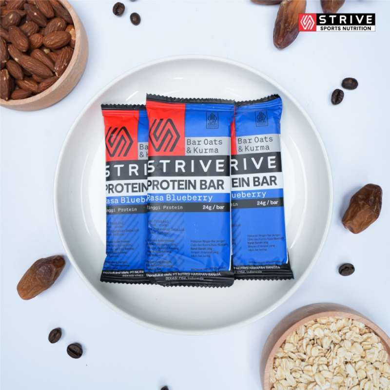 Jual Strive Protein Bar Rasa Blueberry - 1 Pcs Di Seller Strive ...