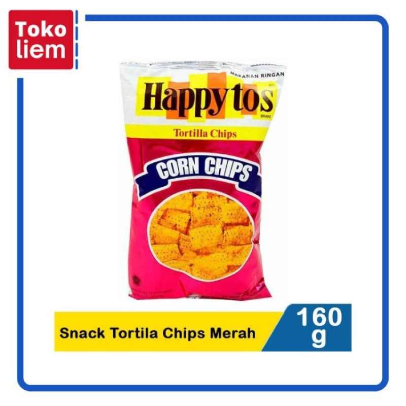 Jual Happytos Snack Tortila Chips Merah 160g Di Seller Toko Liem ...