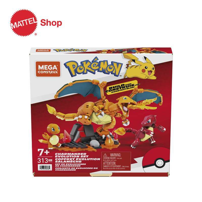 Promo Mega Pokémon Charmander Evolution Construction Set - Mainan ...