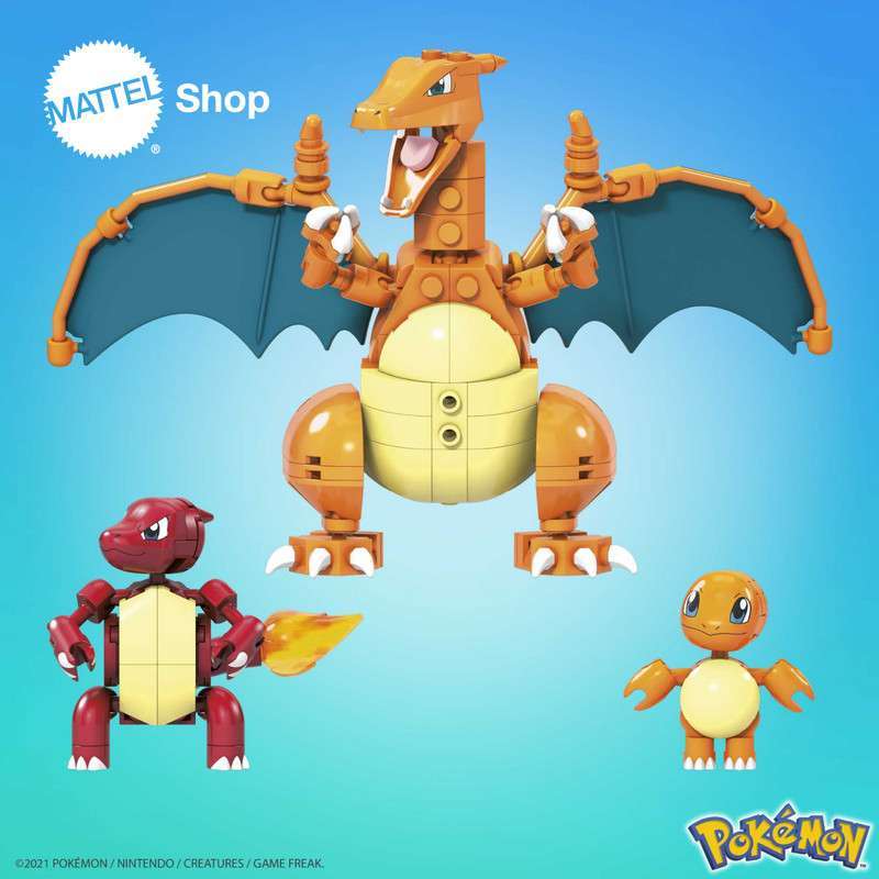 Promo Mega Pokémon Charmander Evolution Construction Set - Mainan ...