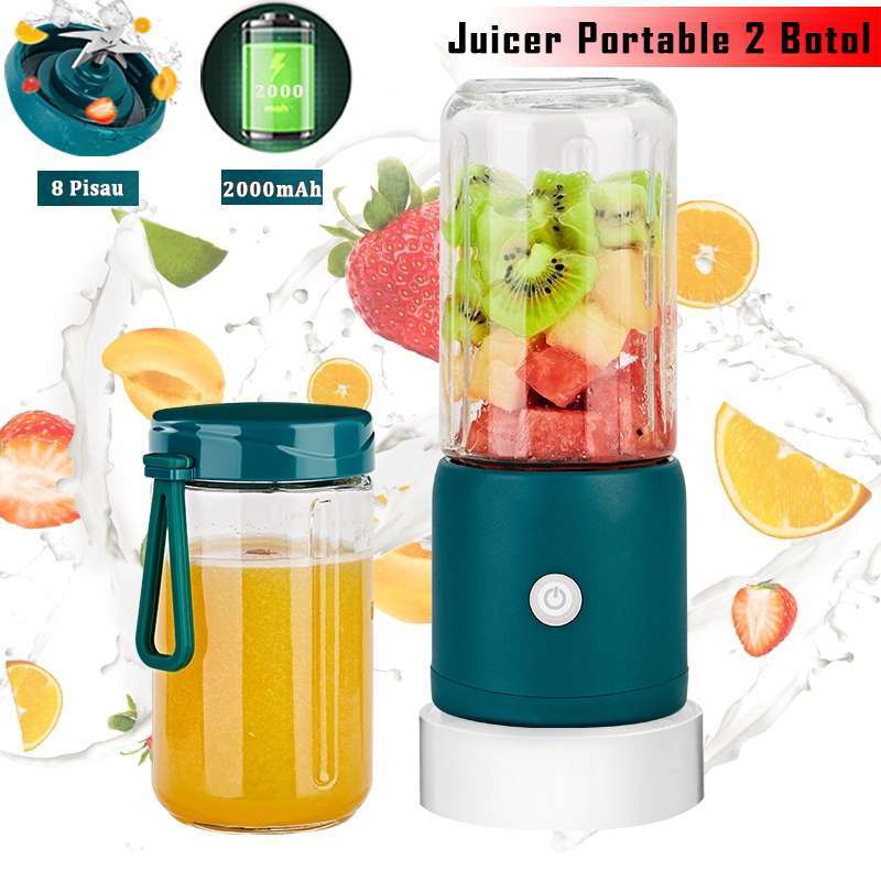 Jual Juice Blender Portable 8 Mata Pisau 304 Stainless Steel Juicer ...