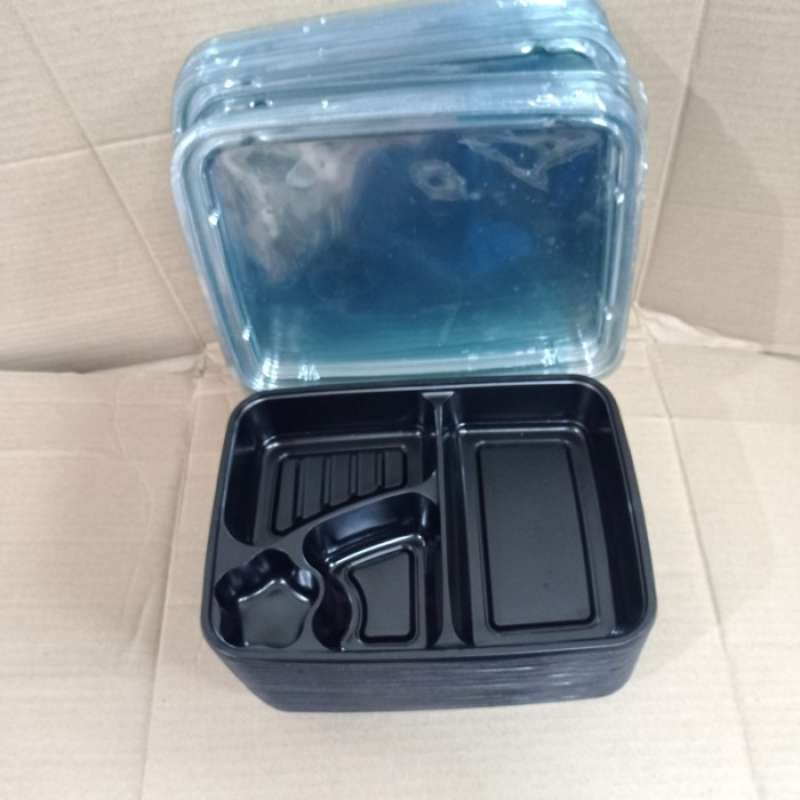 Promo BOX KOTAK MAKAN HOKBEN PLASTIK SET ISI 50 PCS Diskon 50% di ...