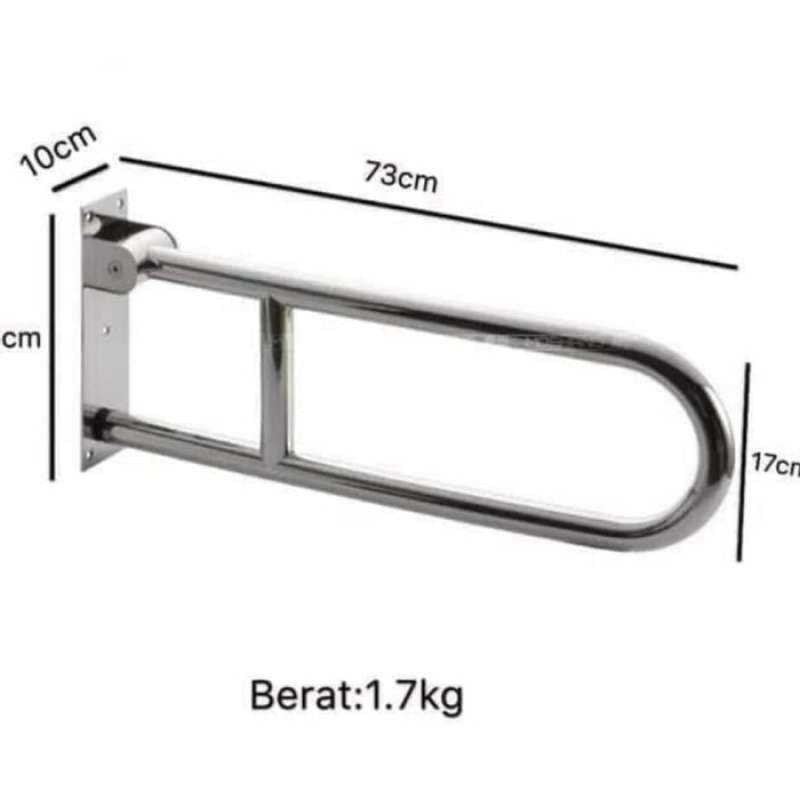 Promo Grab Bar Disability Safety Pegangan Kamar Mandi Toilet Stainless ...