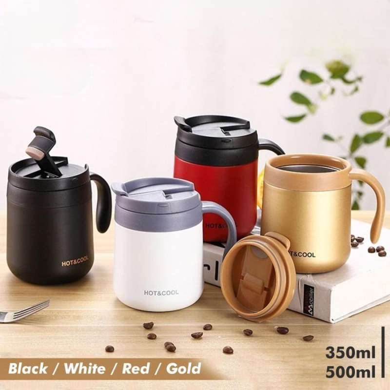 Promo tumbler coffee mug termos air double wall / thermos cup minuman ...
