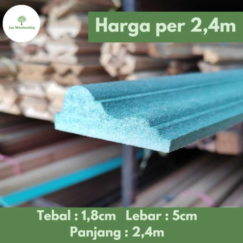Promo JU-A3 LIST PROFIL HMR HIJAU WALL MOULDING WAINSCOTING WALL PANEL ...