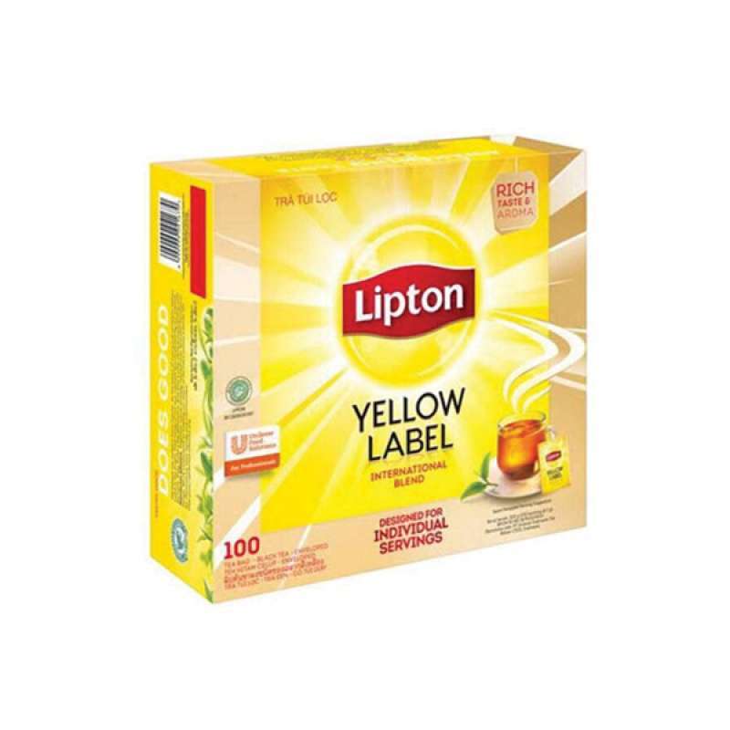 Jual Lipton Yellow Label Tea Tb100 Envelope Di Seller Hypermart ...