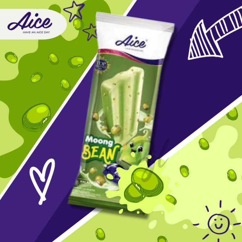 Jual Aice Moong Bean Flavored Kacang Hijau 70ml 1 Pcs di Seller DJL ...