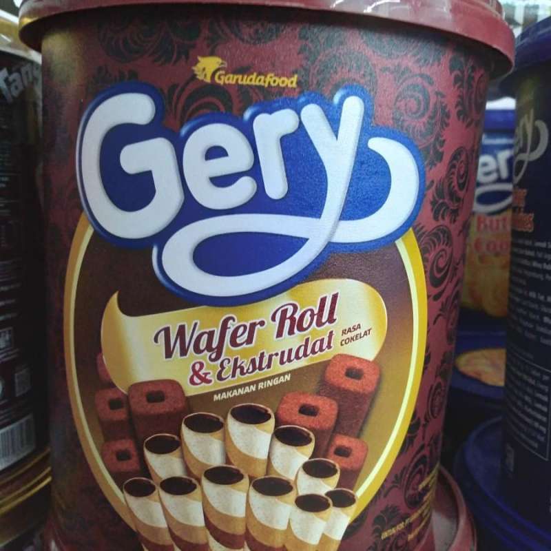Jual Gery Wafer Roll & Ekstrudat Cokelat 380g-gery Kaleng-wafer Roll ... Jual Gery Wafer Roll & Ekstrudat Cokelat 380g-gery Kaleng-wafer Roll ...