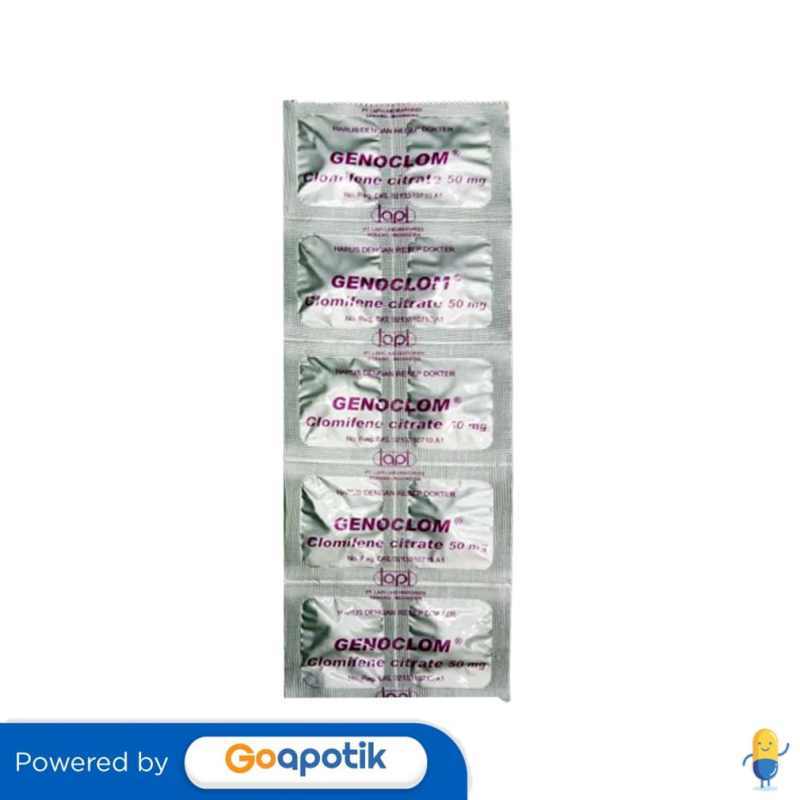 Jual GENOCLOM 50 MG STRIP 10 TABLET di Seller Apotek Mitra Perintis ...