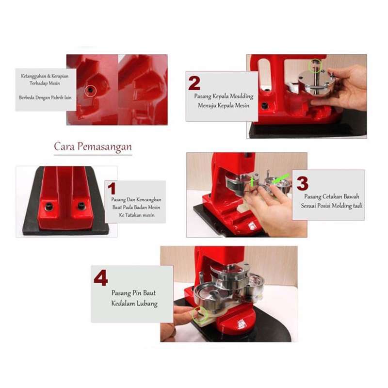 Promo Alat Mesin Press Pin EP-01 Mouldi Diskon 52% di Seller RMJ ...