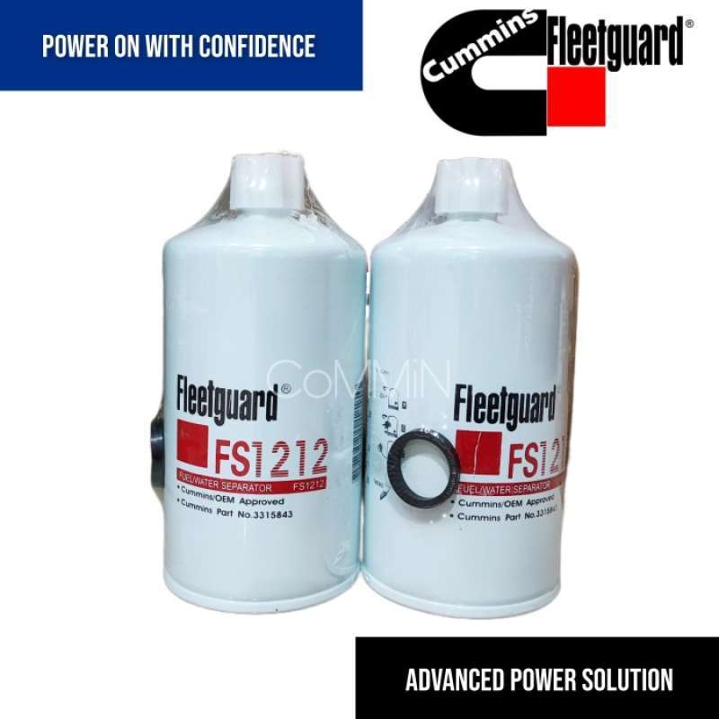Promo FS-1212 FILTER FLEETGUARD FUEL WATER SEPARATOR FS 1212 FS1212 ...