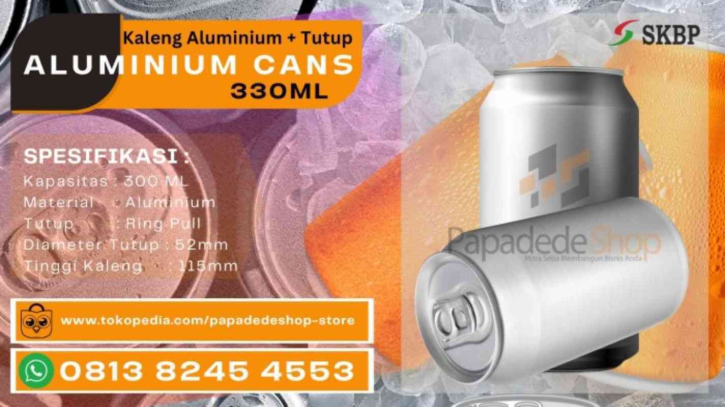 Promo Kaleng Alumunium Cans 330 Ml Minuman Kopi , Soda , Jus, Susu ...