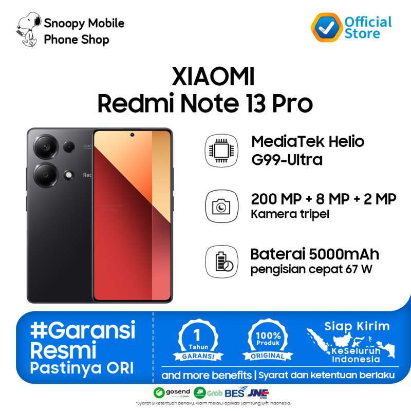 Promo Xiaomi Redmi Note 13 Pro - 8/256gb - Garansi Resmi Pt. Xiaomi ...