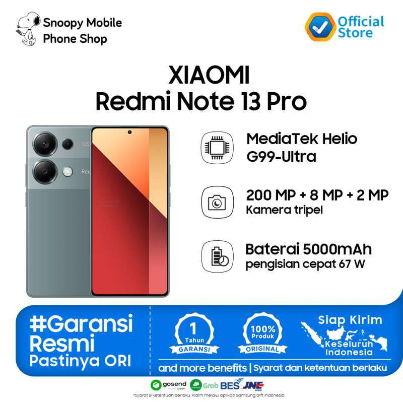 Jual Xiaomi Redmi Note 13 Pro - 8/256GB - GARANSI RESMI PT. XIAOMI ...