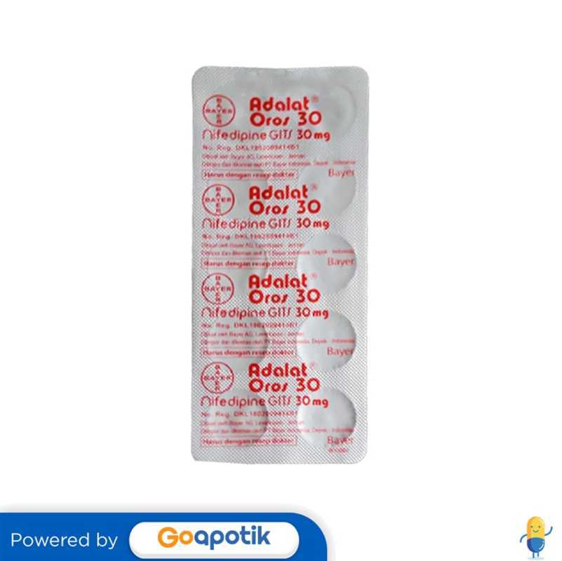 Jual Adalat Oros 30 Mg Blister 10 Tablet Di Seller Apotek Untung ...