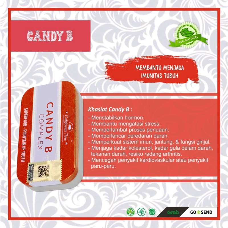 Promo Candy B+ Complex Original Isi 12pcs - Permen Kesehatan Pria ( beli 2 bonus misteri box ...