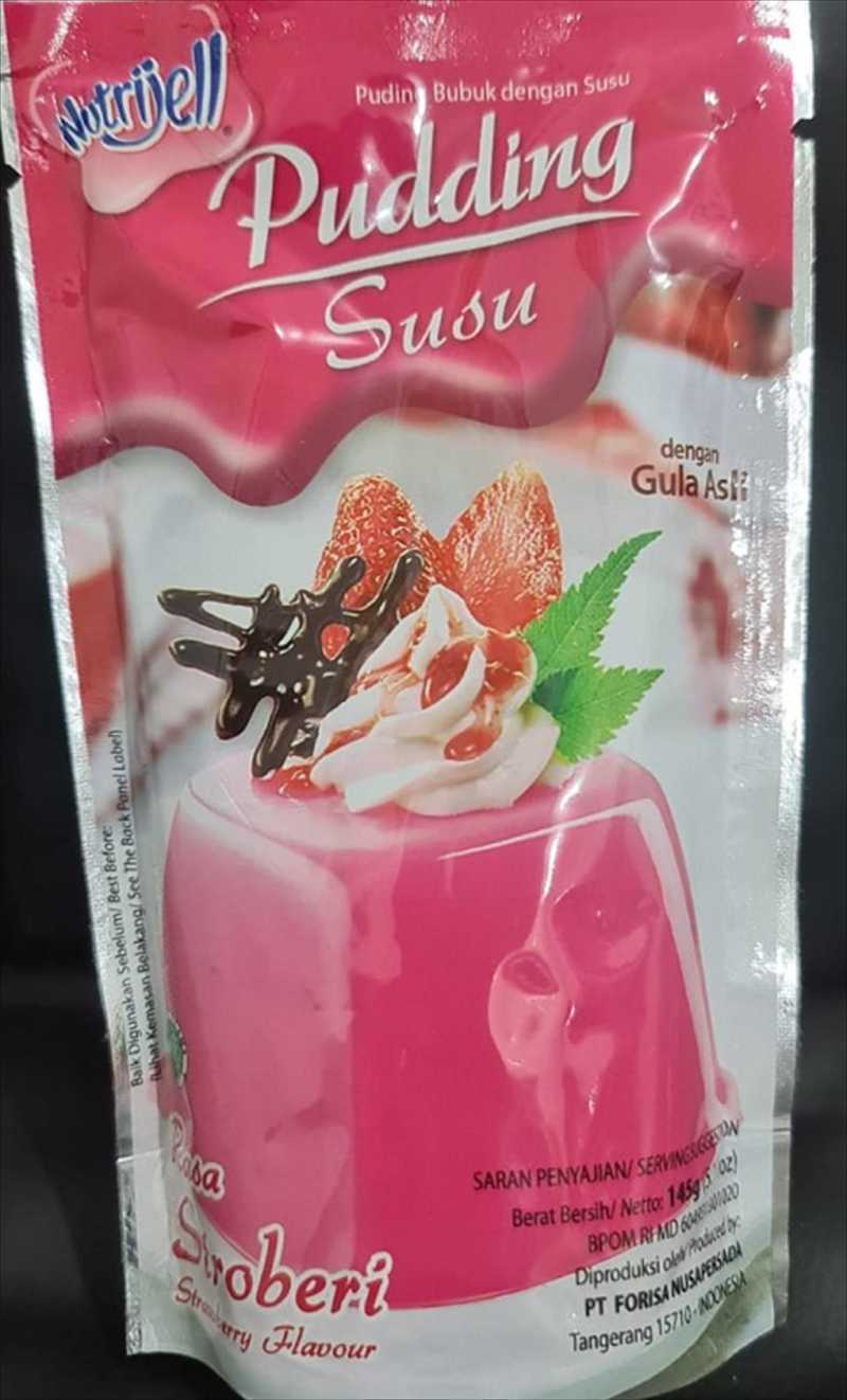 Jual NUTRIJELL TEPUNG INSTANT PUDDING SUSU - Strawberry di Seller ...