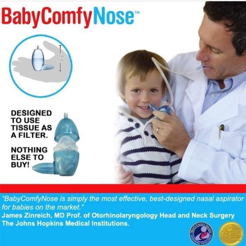 Promo BabyComfy Nose Nasal Aspirator, Alat Sedot Ingus Baby Comfy ...