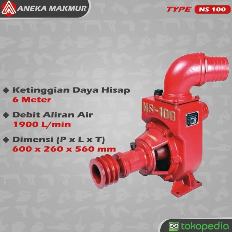 Jual Matrix Mesin Pompa Air Irigasi Ns 100 Water Pump 4 Inch Ns100 Di ...