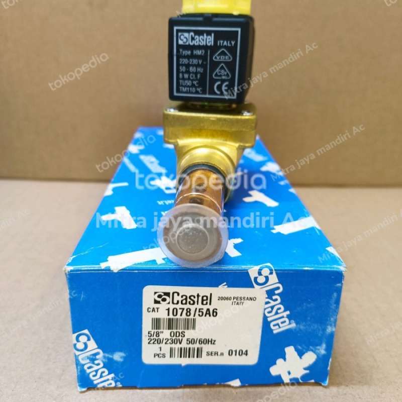 Promo Solenoid Valve 5/8Castel Odf 220/230V-50/60Hz Cat.1078/5A6 ...