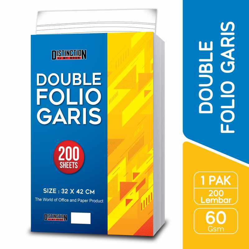 Jual Kertas Double Folio Garis 200 Lembar Di Seller Margono Official ...