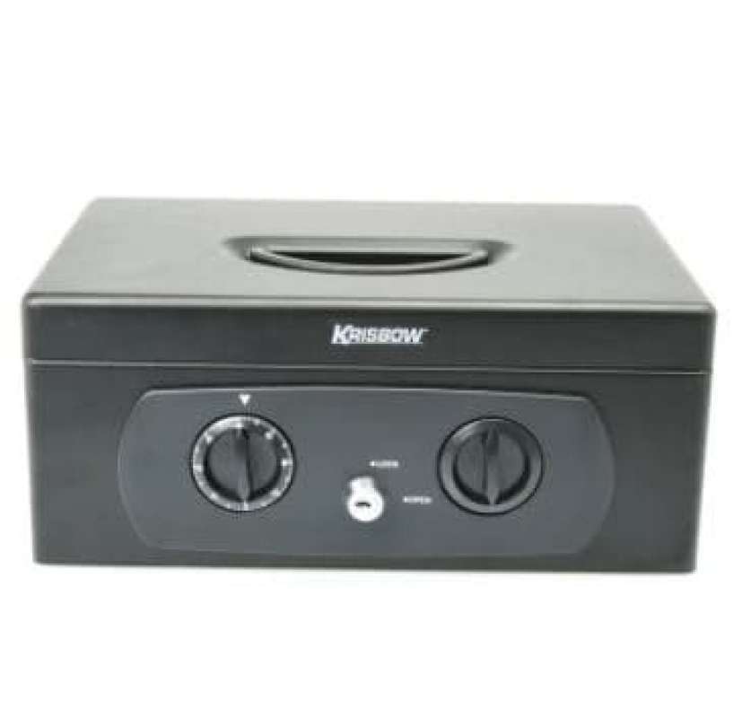Promo Cash Box Safety Box Krisbow Dengan Partisi Dan Kunci Pengaman ...