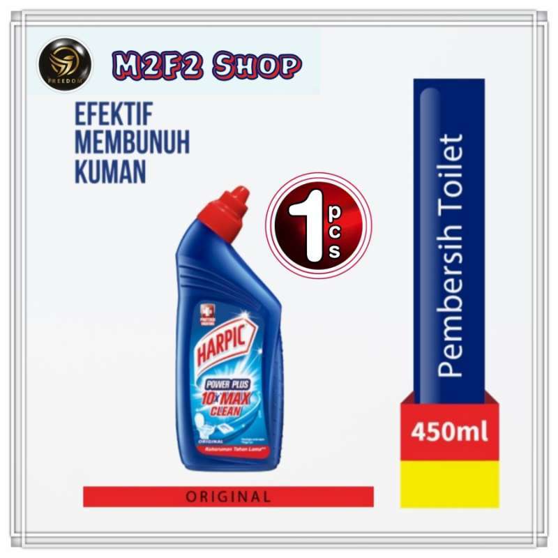 Promo Harpic Power Plus 10X Max Clean Original | Pembersih Toilet Botol - 450 ml (Kemasan Satuan ...