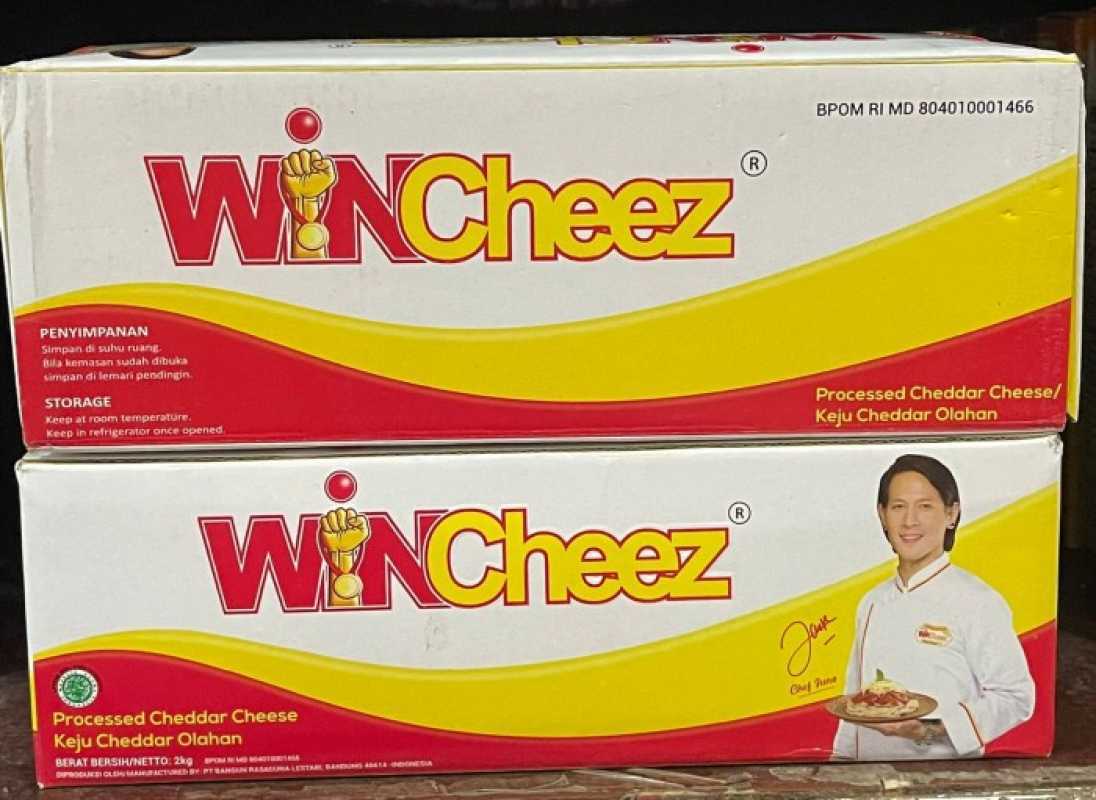 Promo Keju Wincheez Cheddar Cheese 2kg Diskon 29% di Seller Zafran ...
