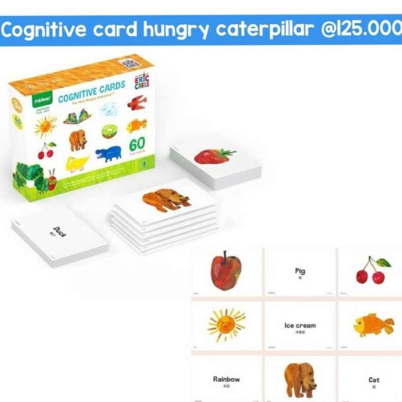 Promo Cognitive Flash Card Hungry Caterpillar Diskon 28% Di Seller ...