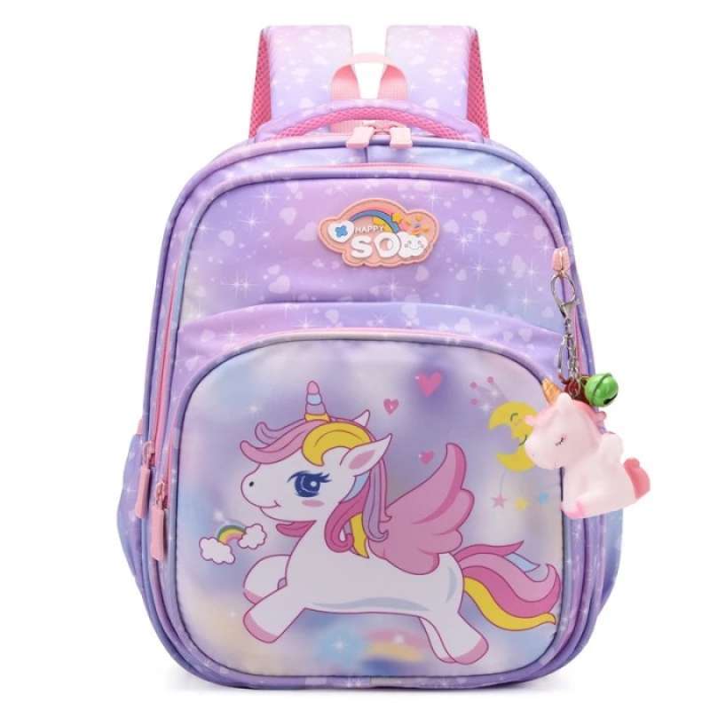 Promo Tas Ransel Anak Sekolah TK SD Import Karakter Unicorn Kuda Poni ...